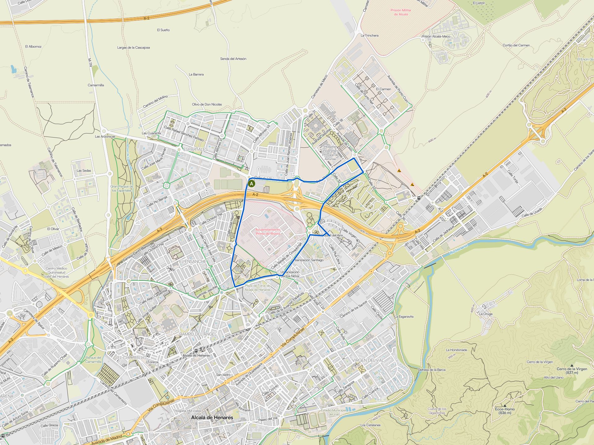 De beste hardlooproutes rond Camarma de Esteruelas | Komoot